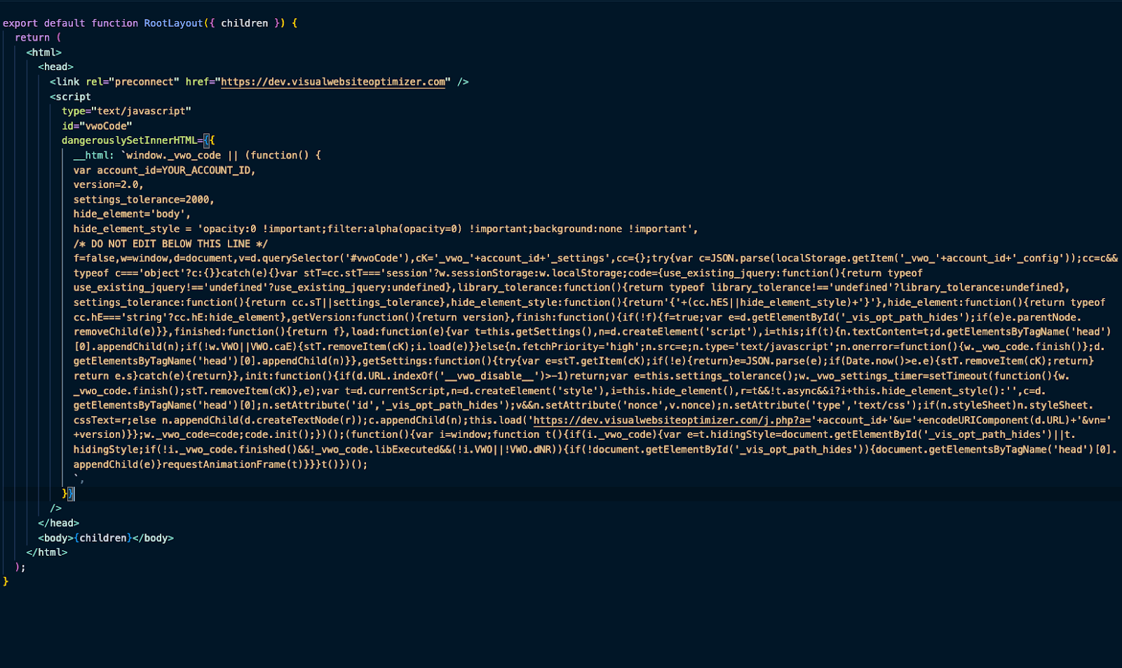 Configuring the VWO SmartCode for Your Website – VWO